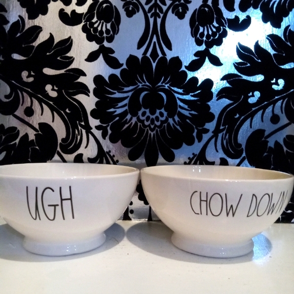 Rae Dunn | Dining | Rae Dunn Ugh Chow Down Bowls | Poshmark